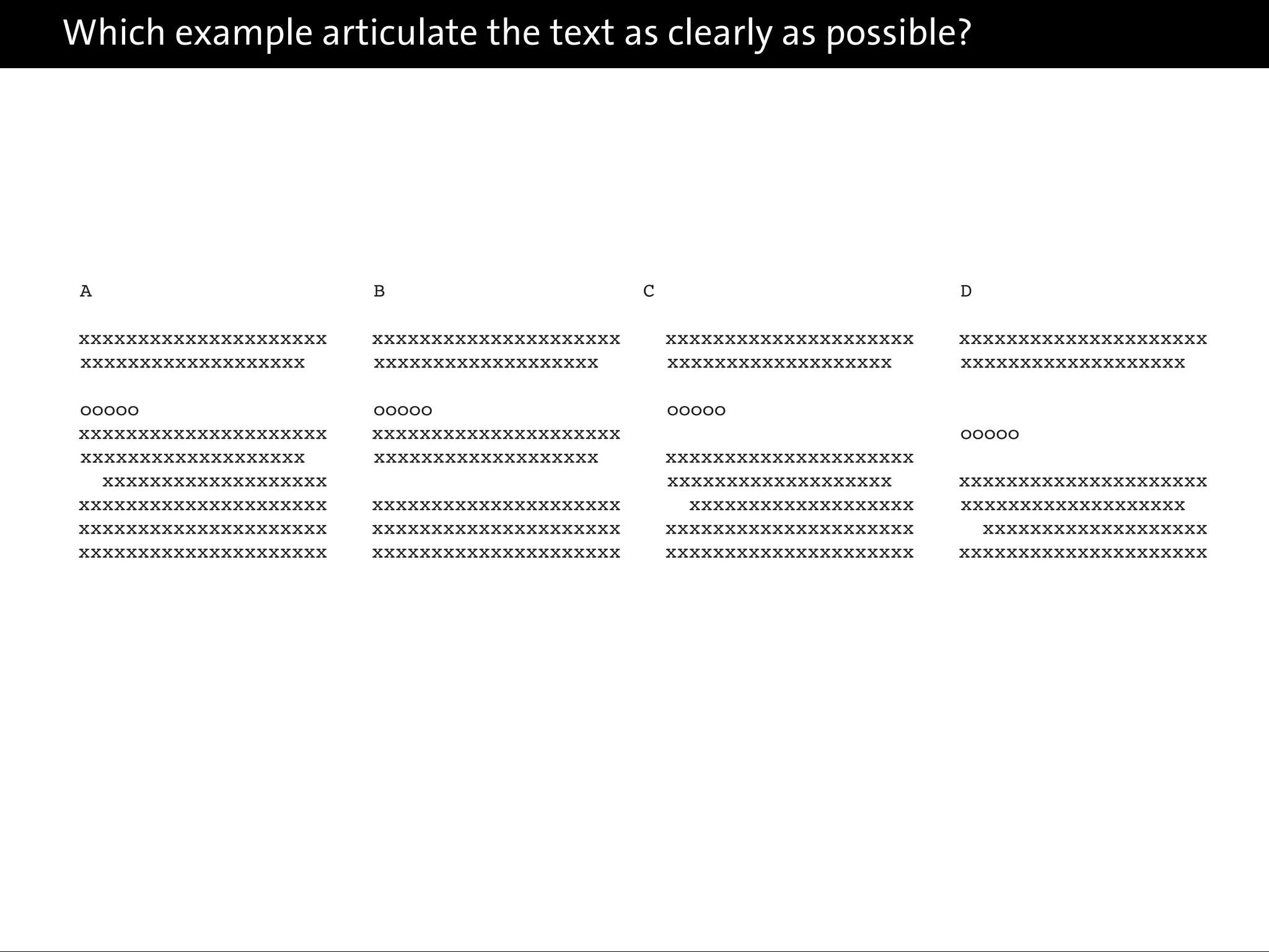 Typographic hierarchy and legibility research | PPT