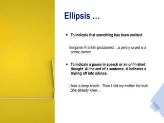 Typographical clues and punctuation marks | PPTX