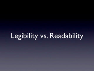 Typographic best practices for classroom materials | PPT