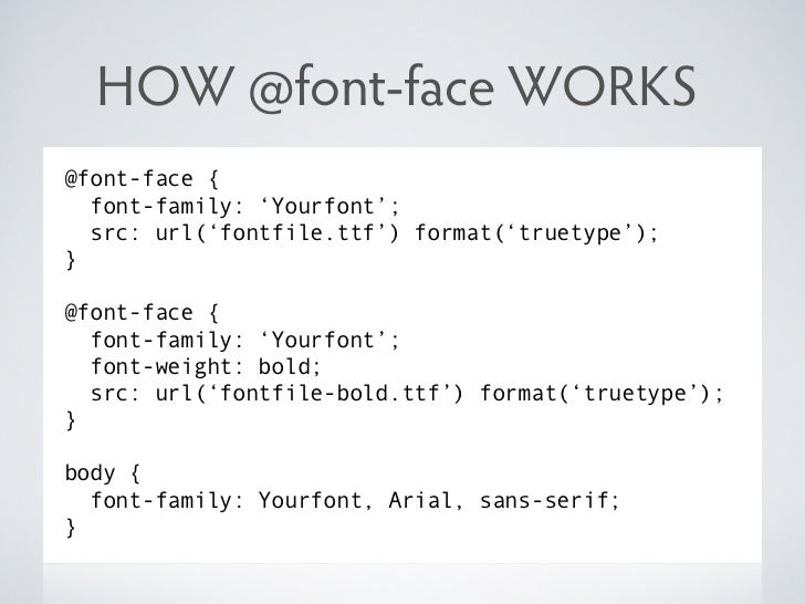 The Changing Face of Web Typography