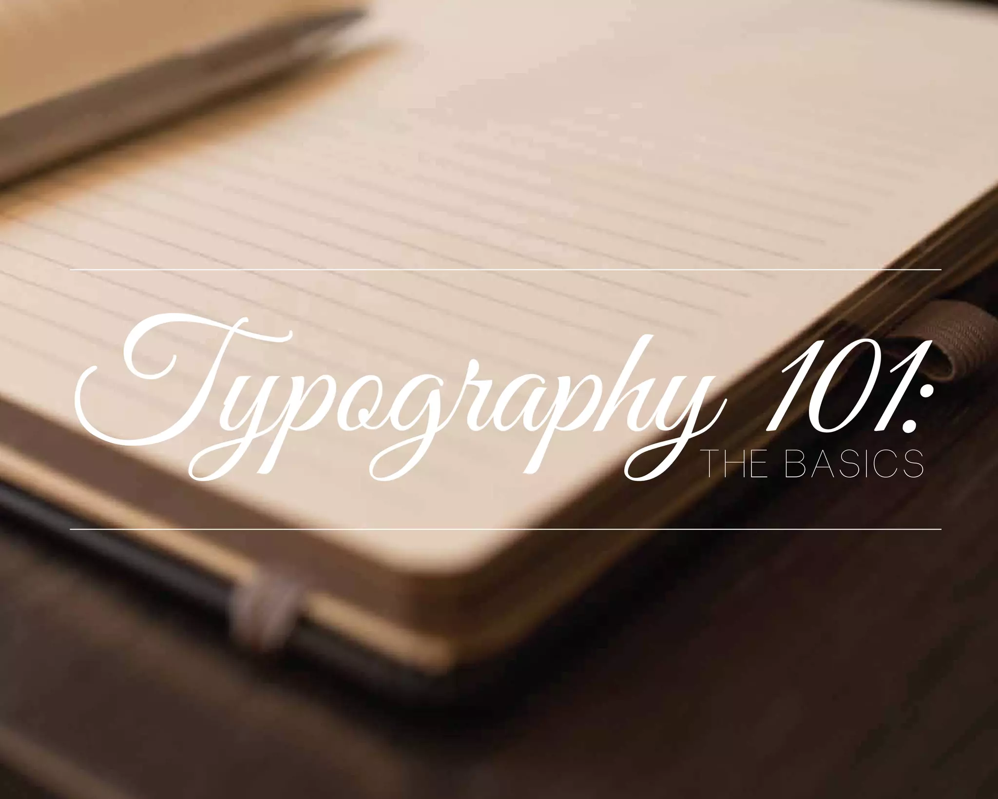 Typography 101: The Basics | PDF