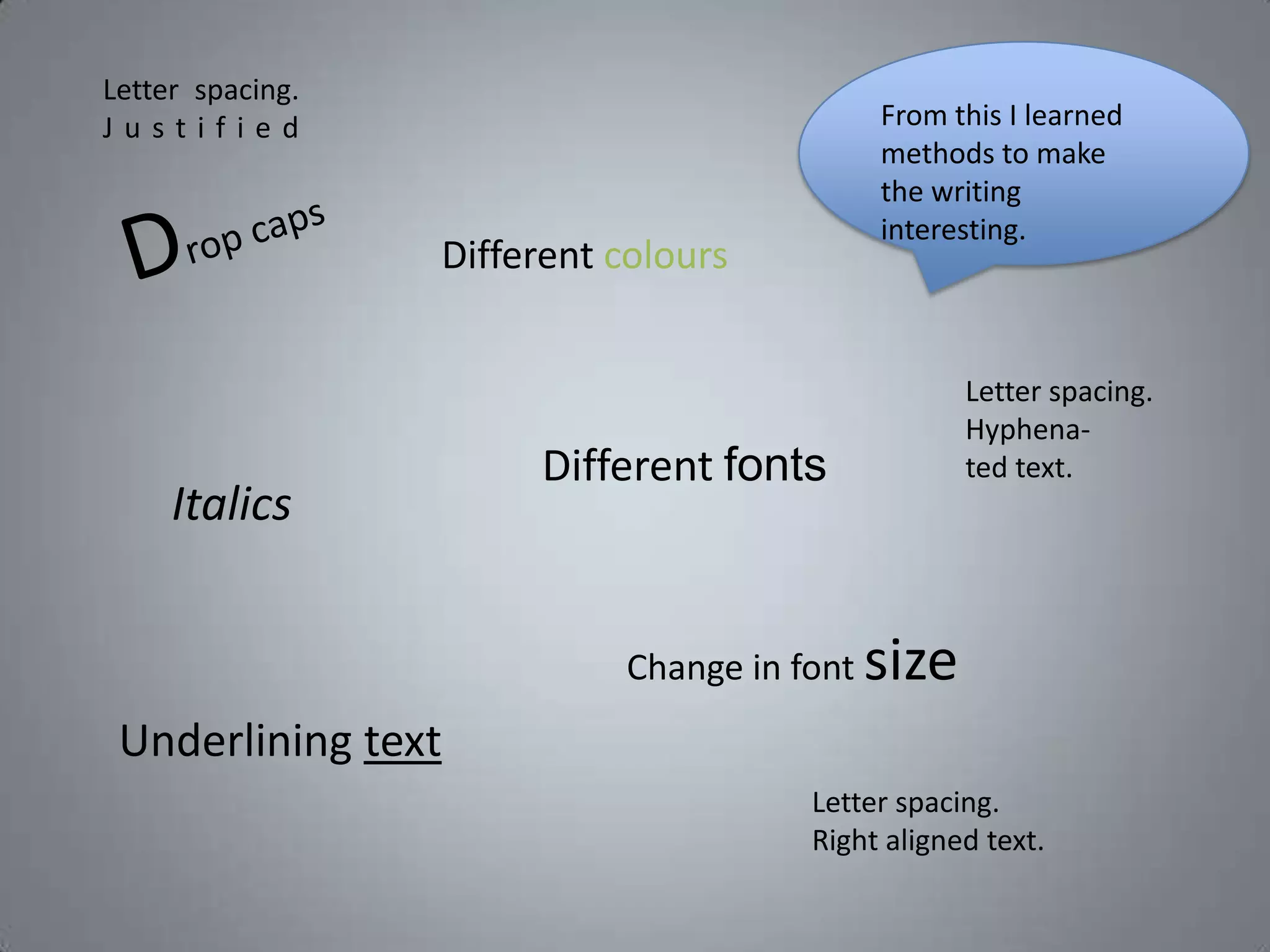 Typography Research | PPTX | Desktop Publishing | Computer Software and Applications