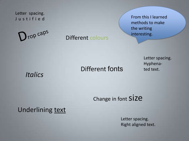 Typography Research | PPTX | Desktop Publishing | Computer Software and ...