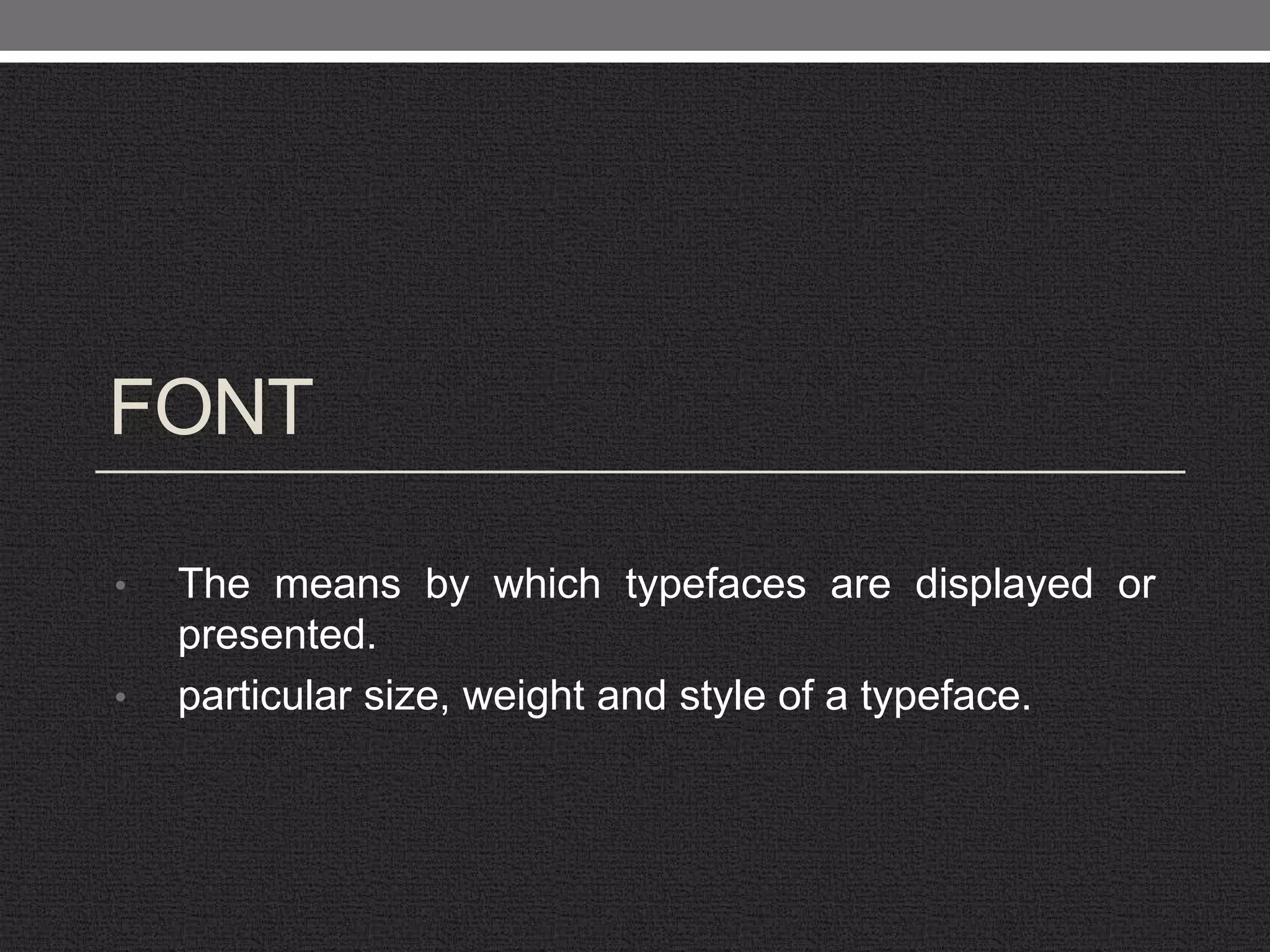 Typography - History, Basics and Trends | PPTX