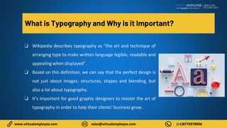 Typography - A Key Element in Graphic Design | PPTX