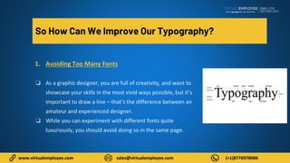 Typography - A Key Element in Graphic Design | PPTX