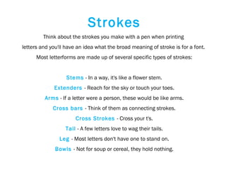 Typography Anatomy presentation 2016 | PPT