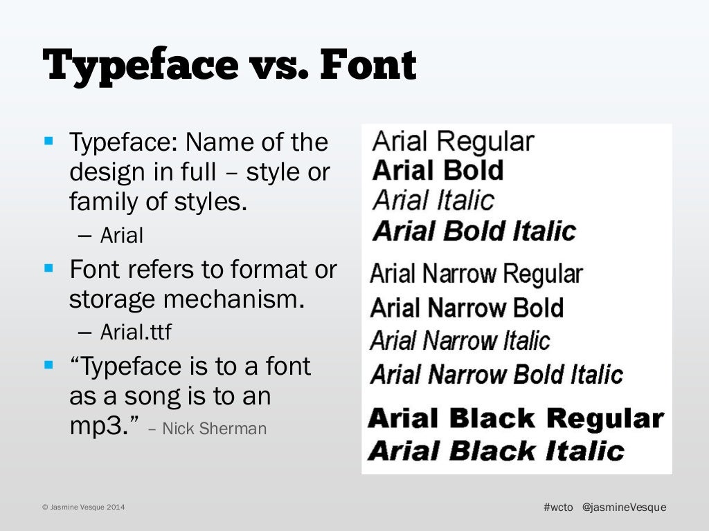 Typeface Vs Font Paynipod