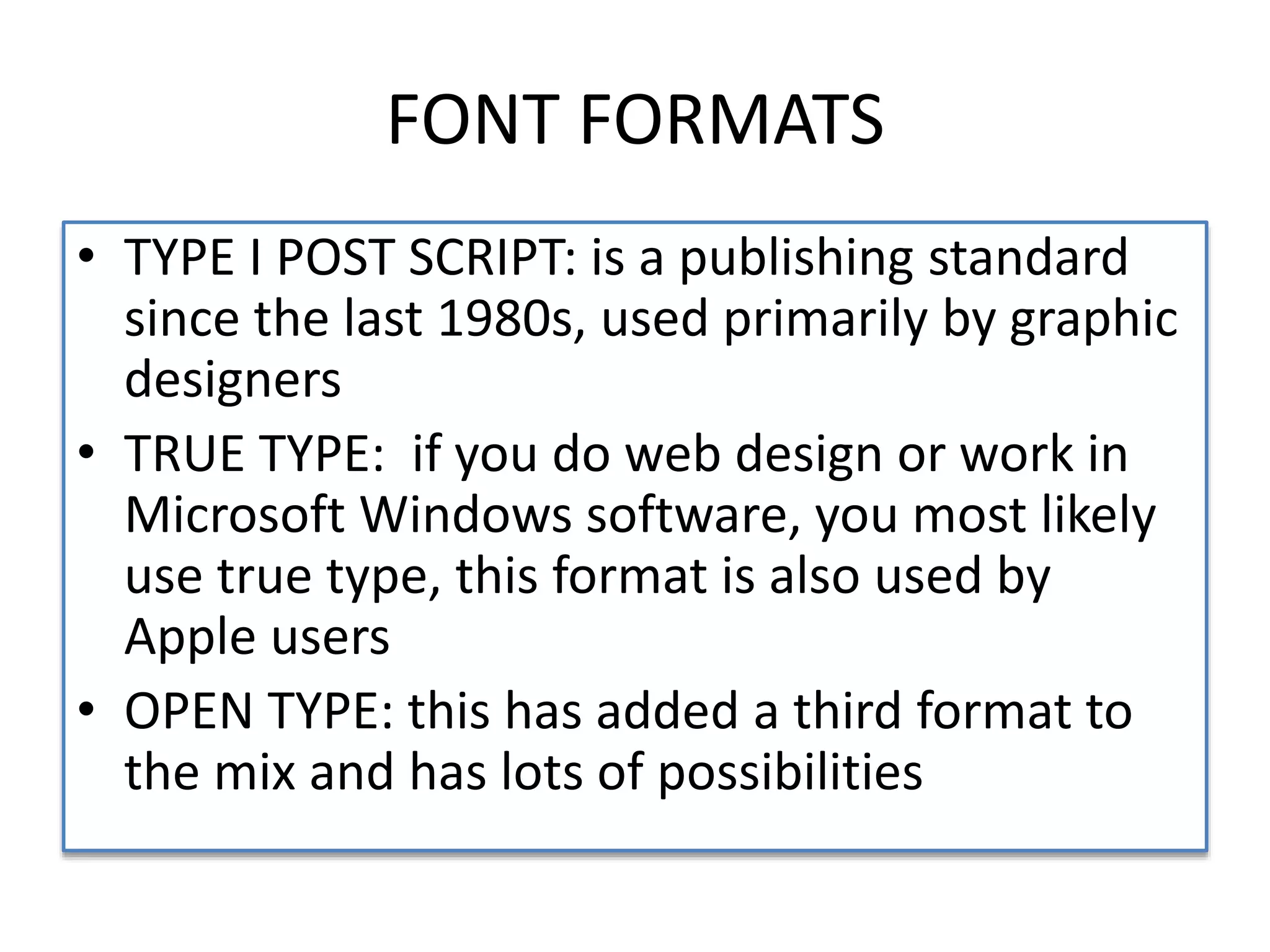 Typography - Understanding Font | PPT