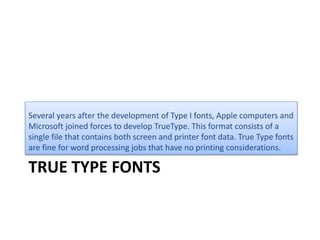 Typography - Understanding Font | PPT