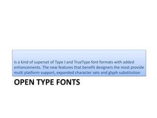 Typography - Understanding Font | PPT