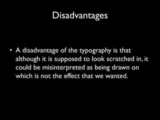 Typography 1 analysis | PPTX