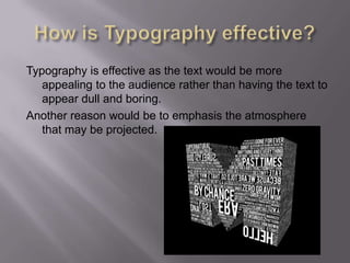 Typography analysis | PPTX