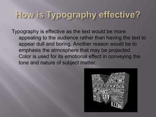 Typography analysis | PPT