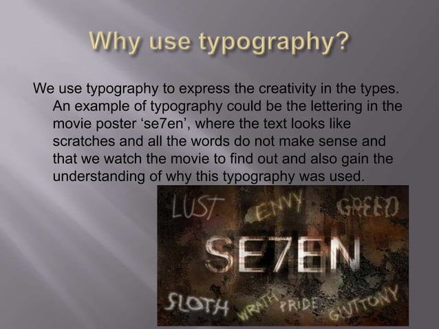 Typography analysis | PPTX