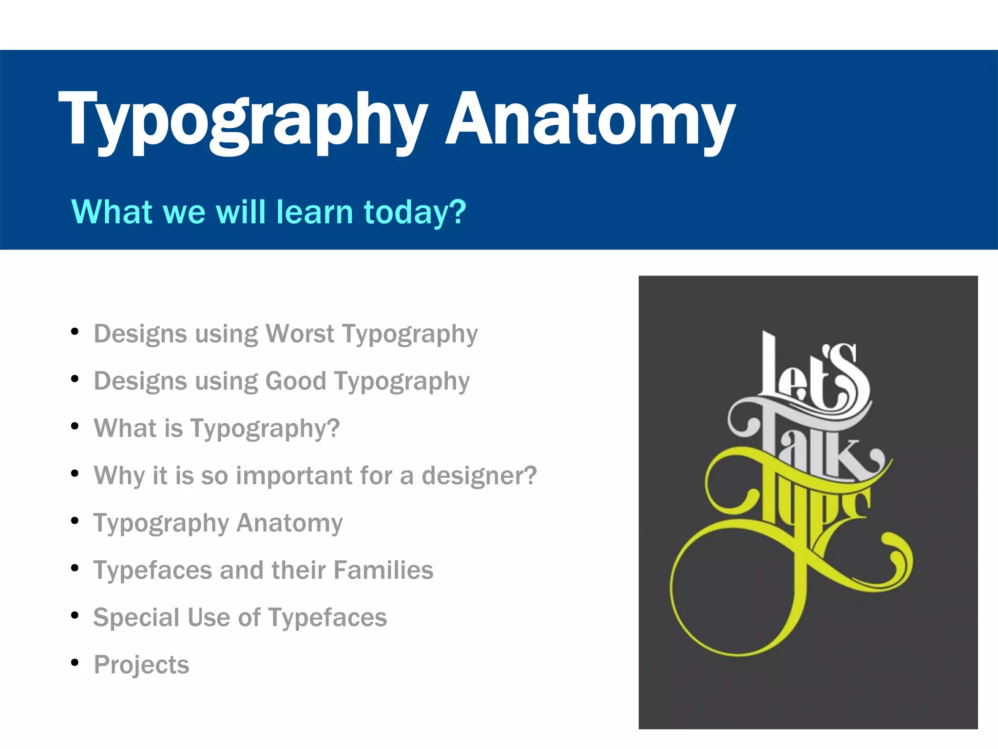 Typography Anatomy By ADMEC Multimedia Institute | PDF
