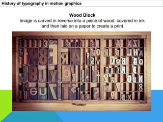 Typography & Motion Graphics | PPTX