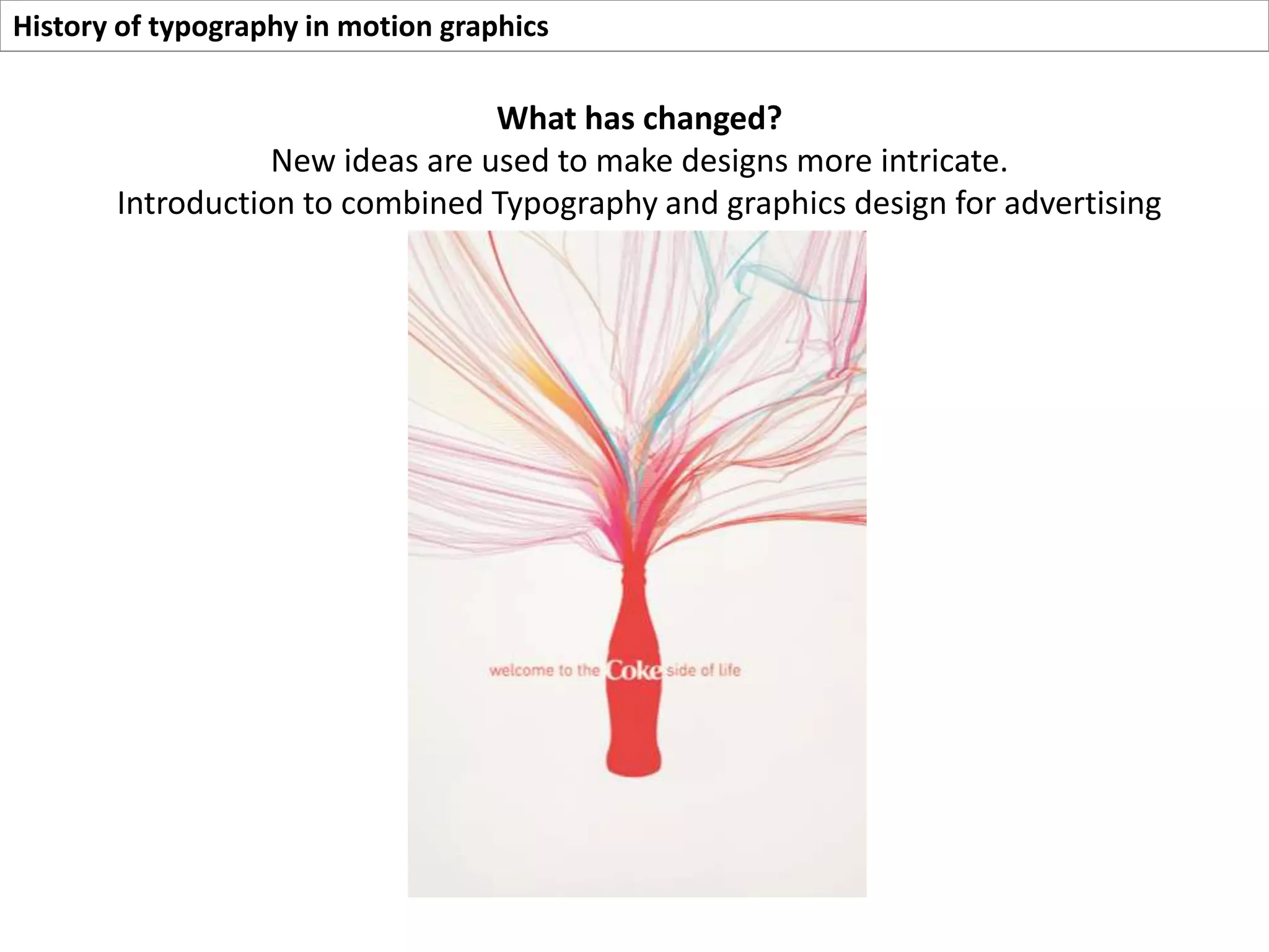 Typography and Motion Graphics | PPT