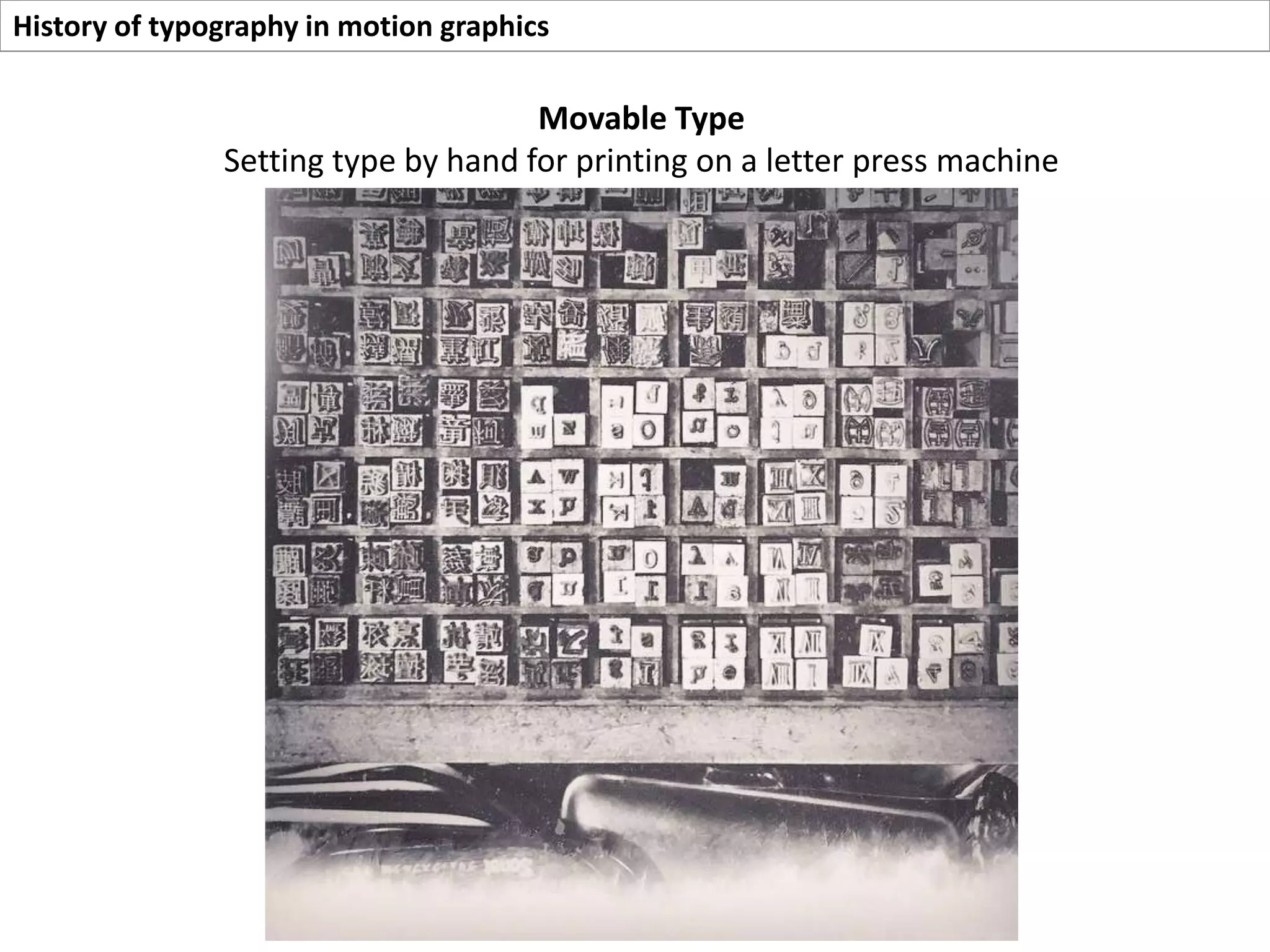 Typography and Motion Graphics | PPT