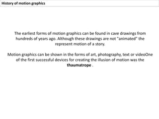 Typography and Motion Graphics | PPT