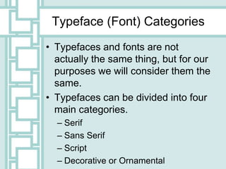 Typography Basics for DTP | PPTX