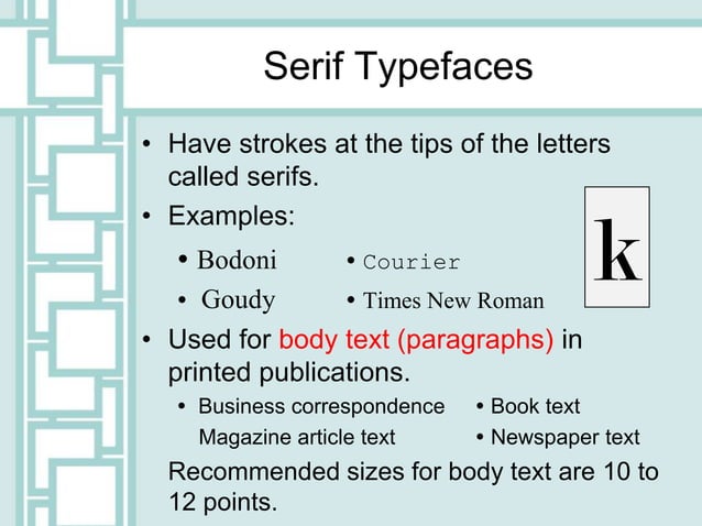 Typography Basics for DTP | PPTX
