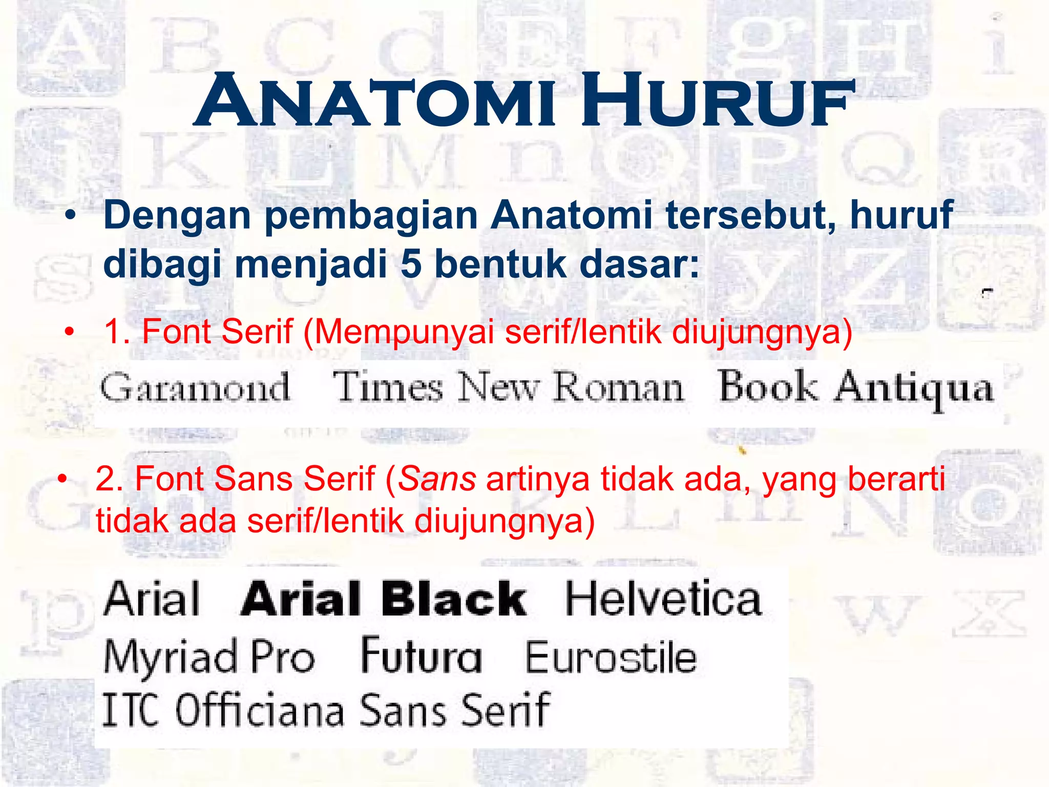 PRINSIP DASAR TIPOGRAFI PADA DESAIN | PDF