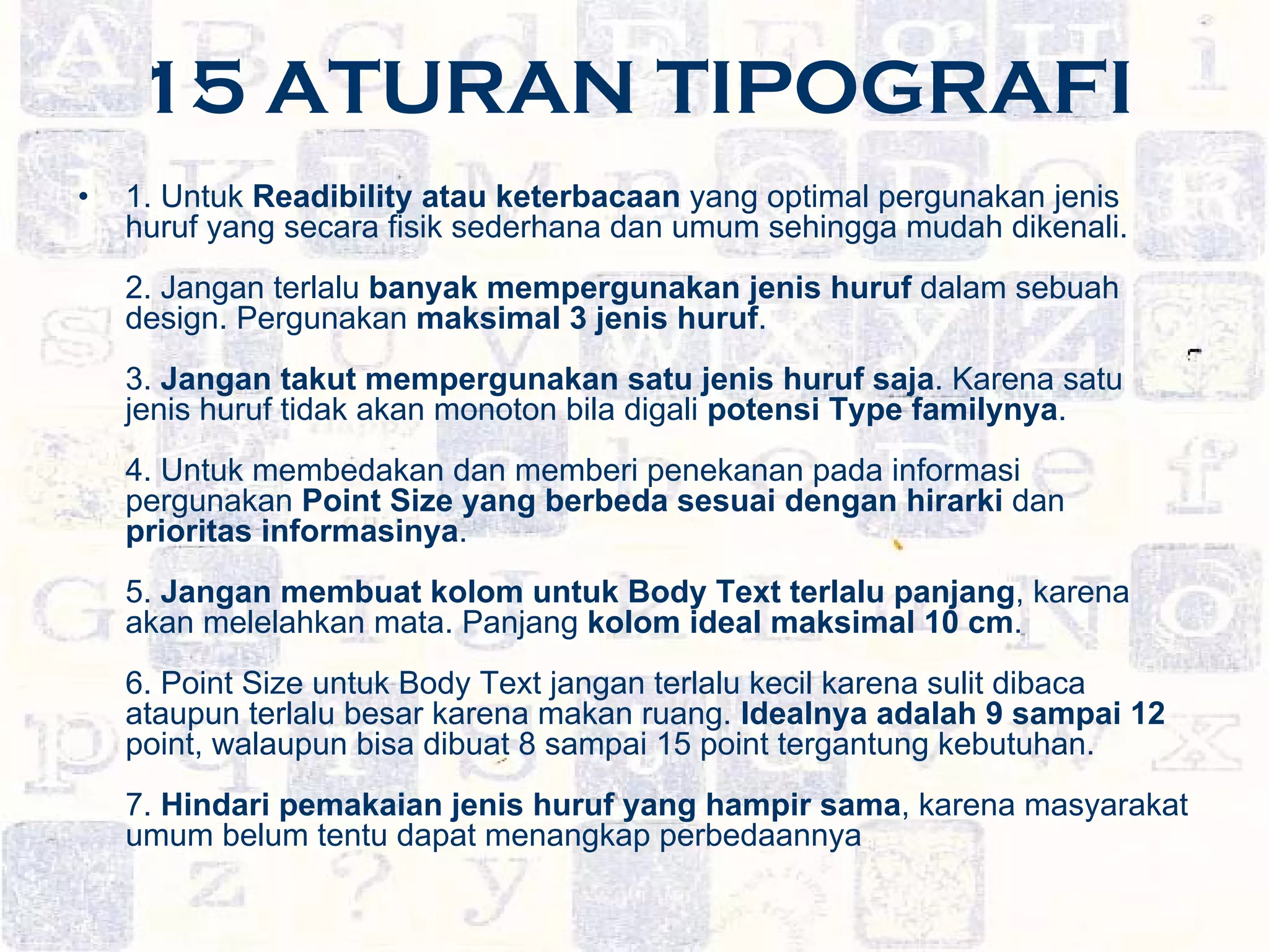 PRINSIP DASAR TIPOGRAFI PADA DESAIN | PDF
