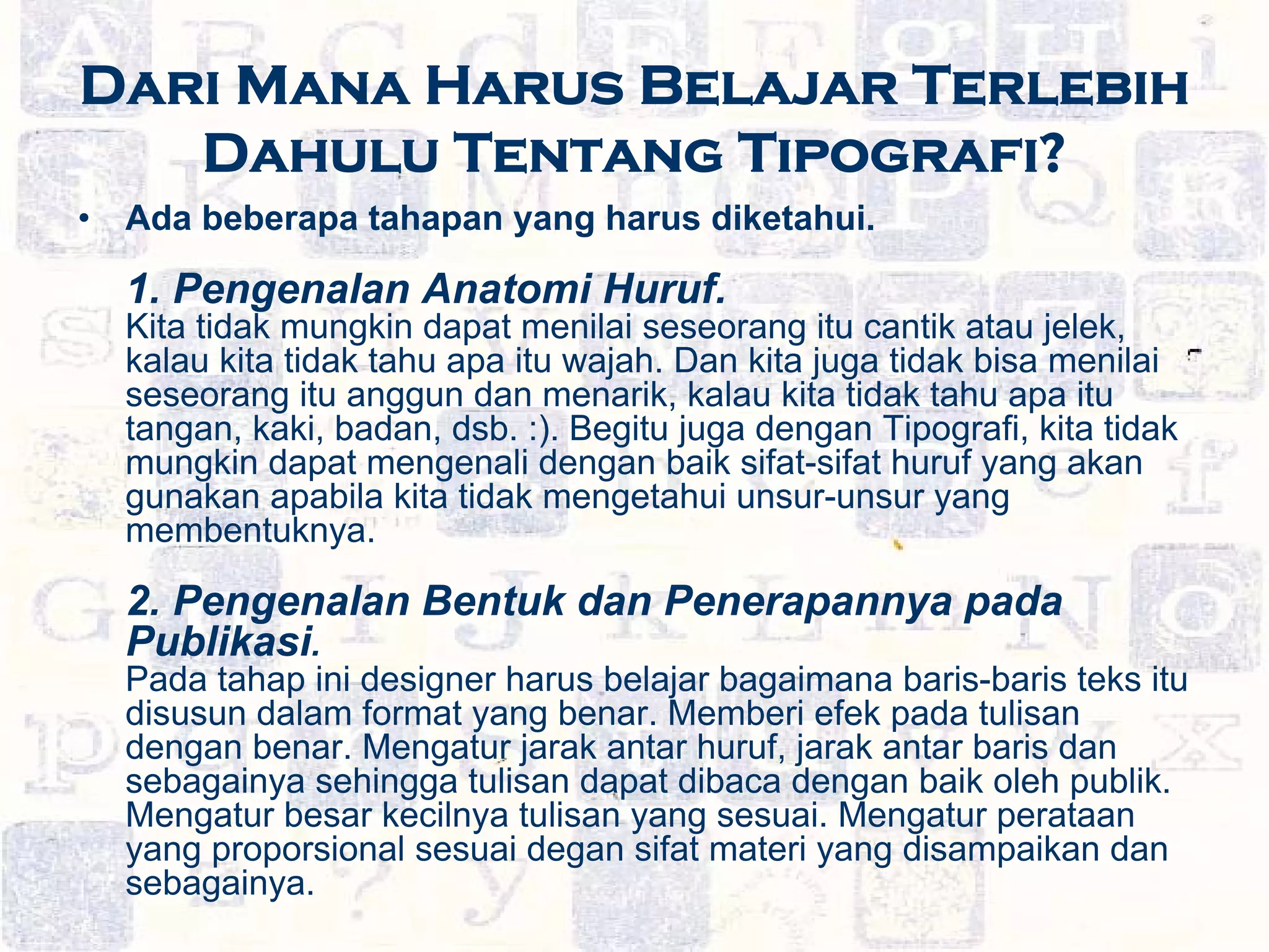 PRINSIP DASAR TIPOGRAFI PADA DESAIN | PDF