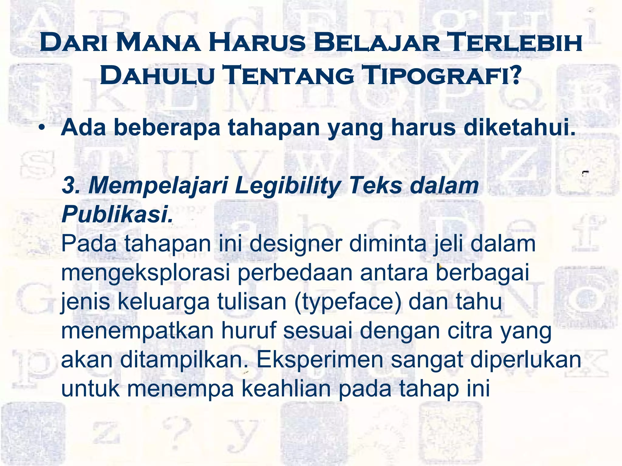PRINSIP DASAR TIPOGRAFI PADA DESAIN | PDF