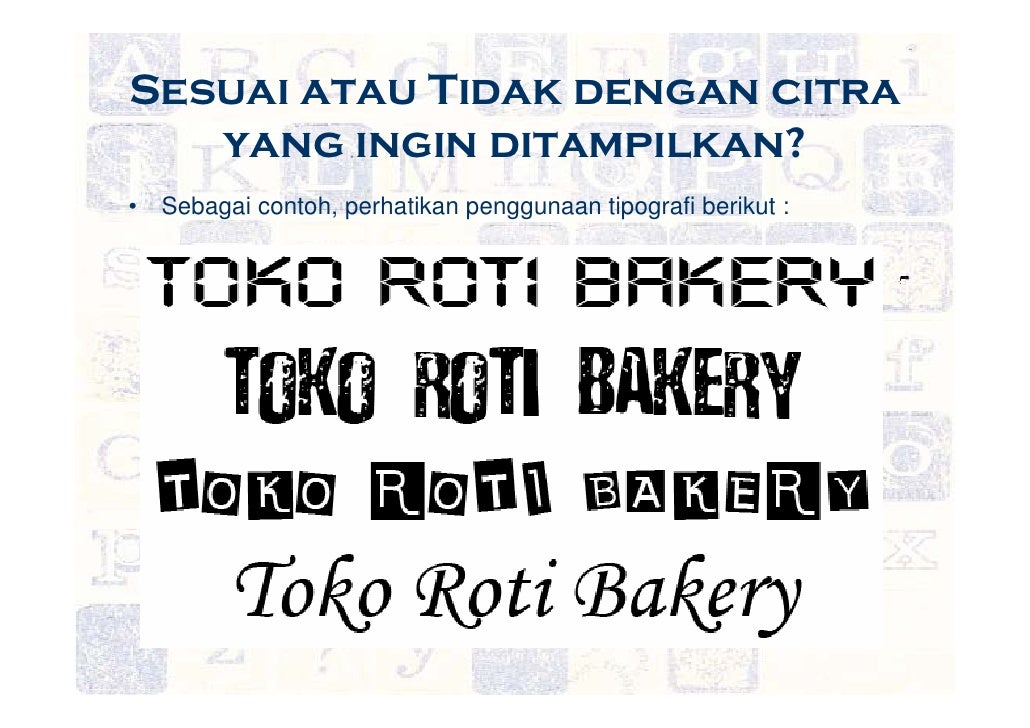 PRINSIP DASAR TIPOGRAFI PADA DESAIN