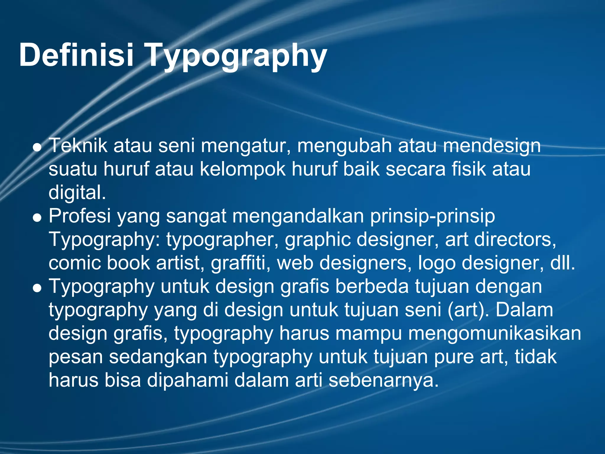 Typography Design - Sebuah Diskusi & Review | PDF