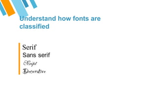 Typography for E-Llearning Designers | PPTX