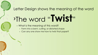 Typography_letter design with fun Powerpoint | PPT