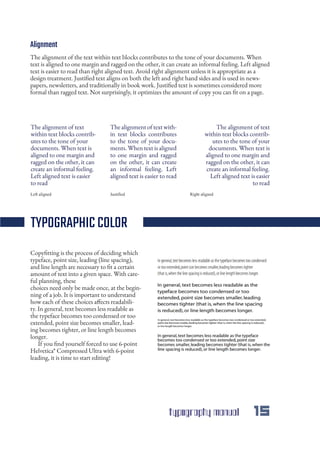 Typography manual2pages | PDF