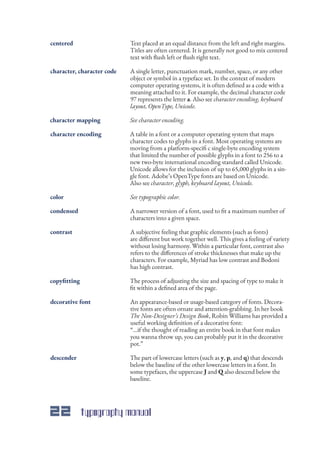 Typography manual2pages | PDF