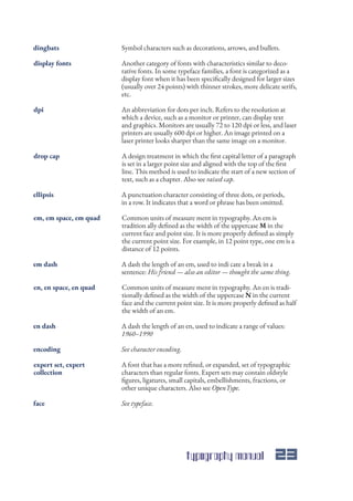 Typography manual2pages | PDF