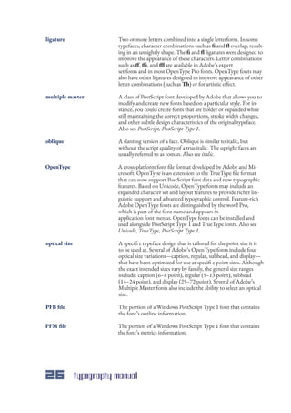 Typography manual2pages | PDF