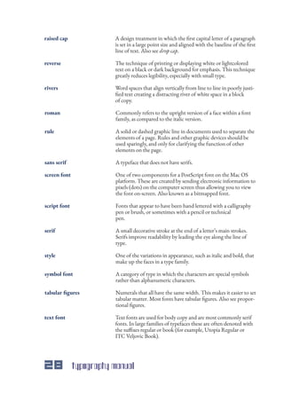 Typography manual2pages | PDF