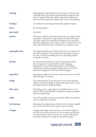 Typography manual2pages | PDF