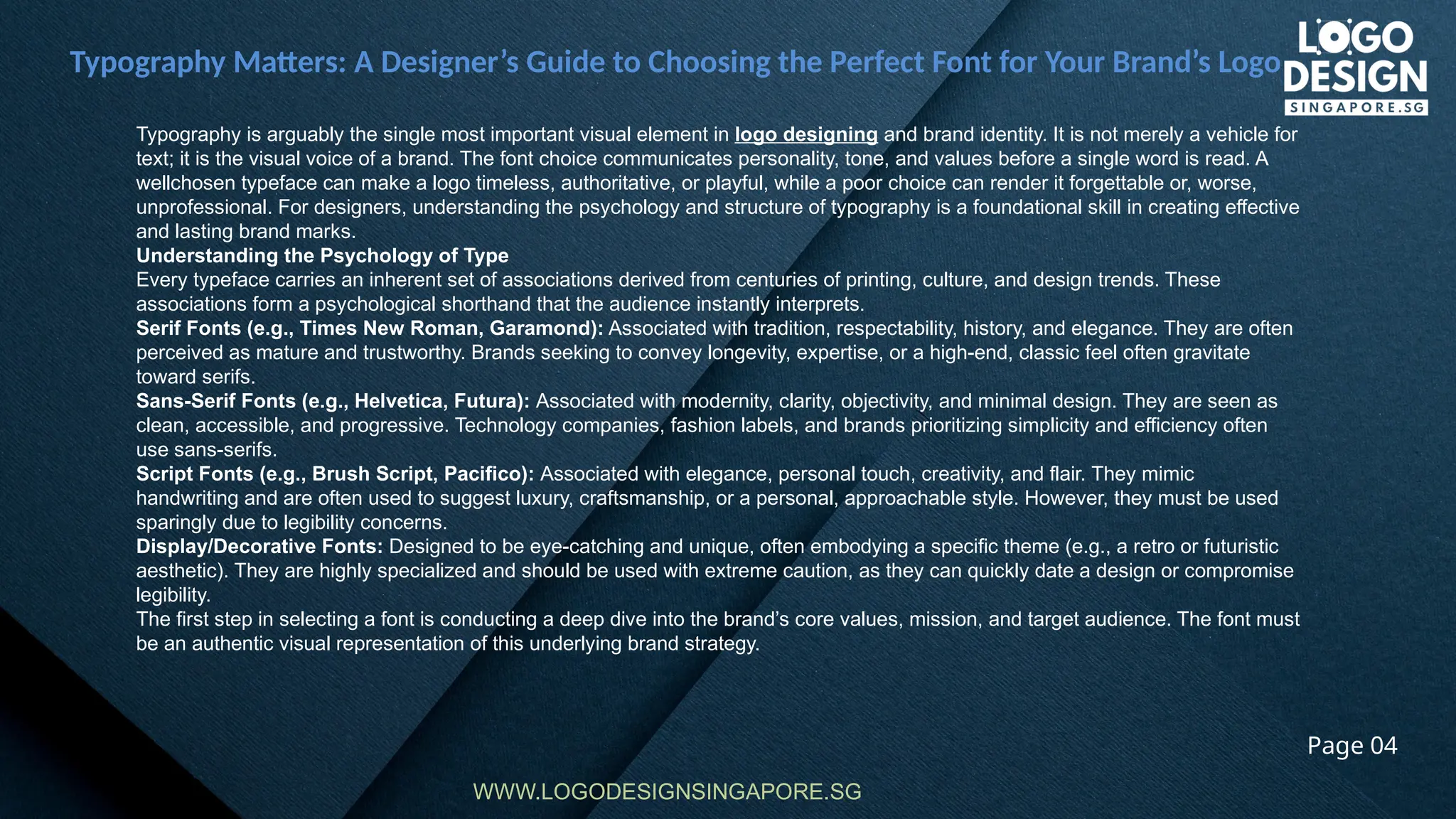 Typography Matters: A Designer’s Guide to Choosing the Perfect Font for ...