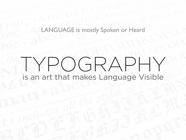 The Power of Typography | PPT