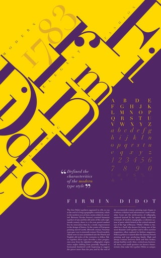Typographer poster and process package | PDF