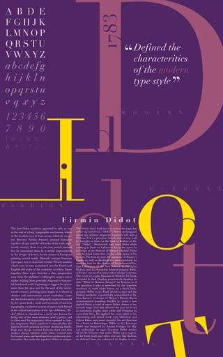 Typographer poster and process package | PDF