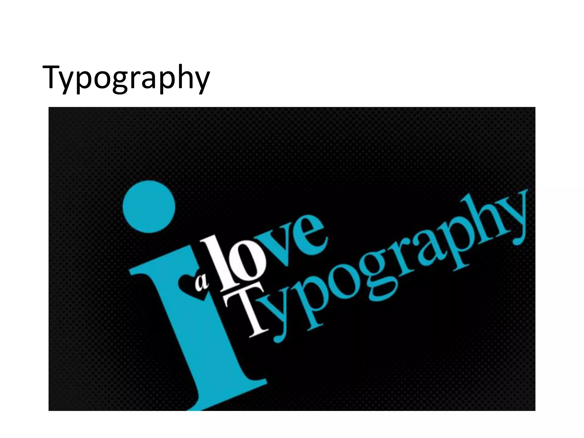 Typography ppt | PPT