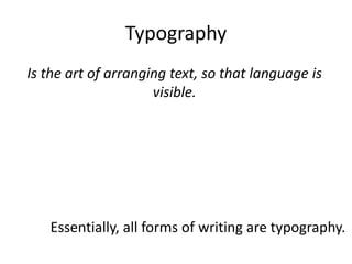 Typography ppt | PPT