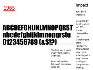 Typography Presentation - OUGD404 | PPTX