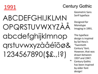 Typography Presentation - OUGD404 | PPT