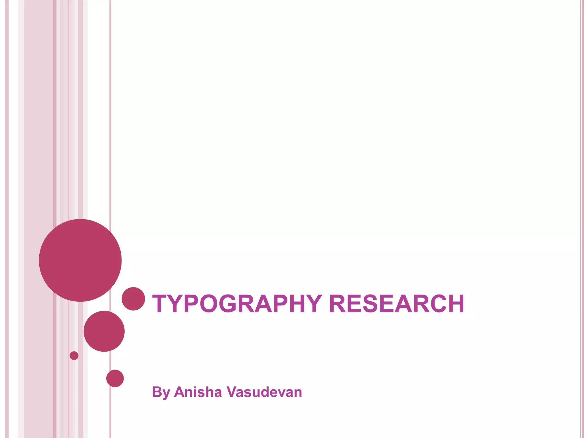 Typography research | PPTX