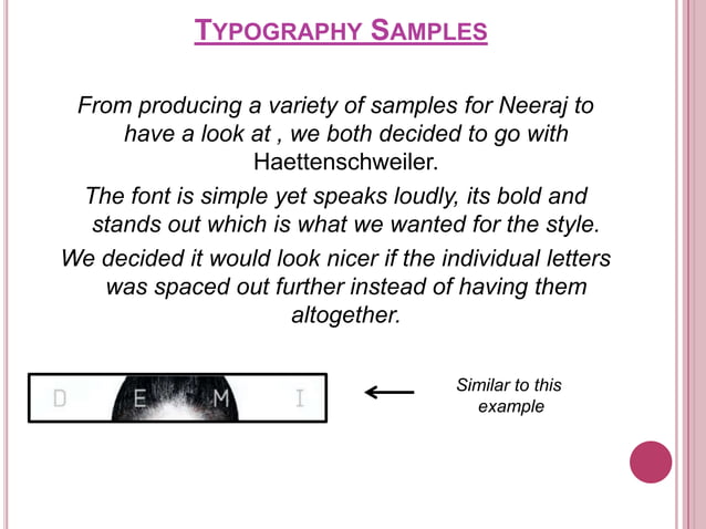 Typography research | PPT | Free Download